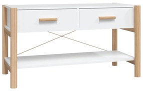 345660 vidaXL TV stolek bílý 82 x 38 x 45 cm kompozitní dřevo