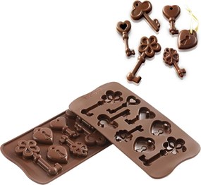 Forma na pralinky Scg33 Choco Keys silikonová