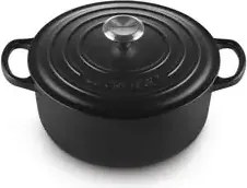 Le Creuset Signature Hrnec s poklicí 20 cm černá