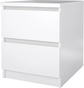 FALCO Noční stolek Simplicity 230 bílý lesk