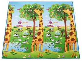 8040 Kruzzel Pěnová hrací podložka žirafa 200 x 180 x 0,5cm