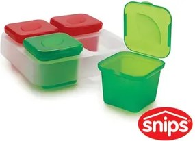 Snips Nádobky do mrazáku / Nádobky do mrazáku / Plast / Sada 4 ks / 4x