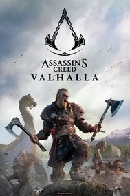 Plakát, Obraz - Assassin's Creed: Valhalla - Raid, (61 x 91.5 cm)