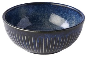 Made in Japan (MIJ) Ridged Indigo Miska 13 cm, 300 ml