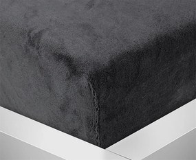 Bavlissimo Prostěradlo mikroplyš 90 x 200 cm černá