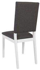 FORN jídelní židle, bílá teplá/šedá