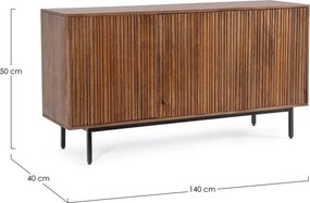 Komoda z mangového dřeva v přírodní barvě 140x75x40 cm Tadita – Bizzotto