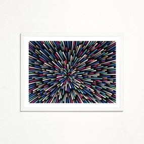 Jan Lamr | Exploze Rám: Černý, Velikost: 20 x 30 cm