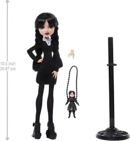 MATTEL Panenka Monster High x Wednesday Černé šaty / Sběratelská / 6-1