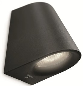 LED Venkovní nástěnné svítidlo Philips Virga 17287/30/16 černé