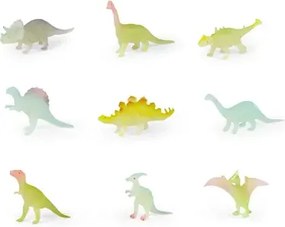 RAPPA Figurky dinosaurů svítící ve tmě / 9 ks / cca 7 cm