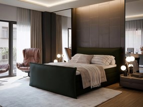 XXXLutz POSTEL BOXSPRING, 160/200 cm, zelená MID.YOU - Postele s úložným prostorem - 000687065501