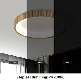 Brilagi - LED Stmív. stropní svítidlo FALCON MODERN LED/30W/230V 40 cm béžová+DO