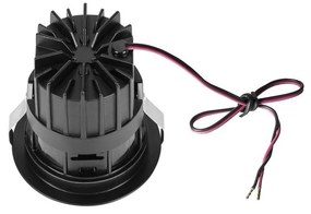 LA 1002592 HORN MAGNA LED venkovní svítidlo k zabudování do stropu černá, 3000K, 25° - BIG WHITE (SLV)