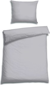 XXXLutz POVLEČENÍ satén světle šedá 140/220 cm Florella - Povlečení - 004388004105