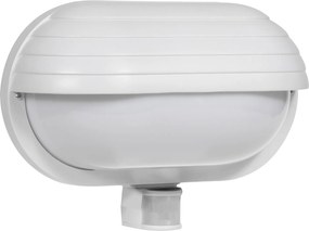 HADEX RIO venkovní nástěnné svítidlo s čidlem 1xE27/60W/230V/IP44, bílá barva