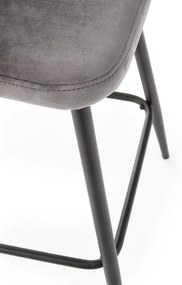 HALMAR H96 barová židle šedá 1+1
