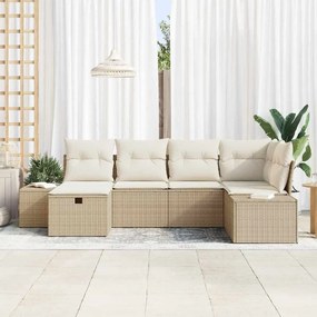 Set pohovek 6 ks polyratan 3360712