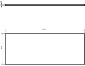 Mexen Rivel, koupelnová skříňka 120 cm s horní částí, 2 zásuvky, drážkovaná, grafit matná - 91A20-12047-2-BFFC66
