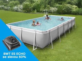 Technypools AKCE: bazénový set CALIFORNIA 650 (šedá) + BWT ES ECHO