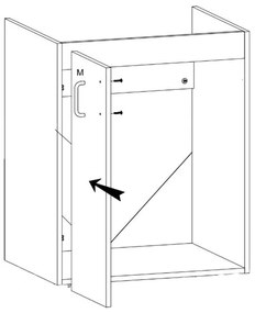 Sycylia | dolní skříňka D60Z pod dřez | LEVÁ | andersen