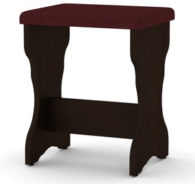 Vomaks Taburet T-2 Barva: wenge, Materiál: vinyl - bordo