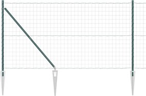 Evropský plot se hroty 10 x 1,2 m Ocel potažená PVC Zelená 3350615