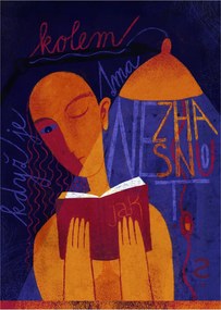 Magda Andresová | Nezhasnout Rám: Černý, Velikost: 70 x 50 cm