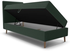 Jednolůžková postel 90 cm Napoli Comfort (zelená) (s roštem, bez úl. prostoru). 1082498