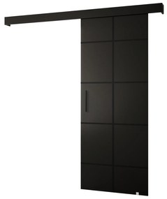 Posuvné dveře 90 cm Sharlene III (černá matná + černá matná + černá). 1043717