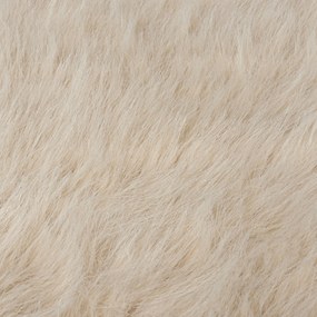Kusový koberec Waffle Faux Fur Ivory, 180x290, béžová, obývacia izba, Flair Rugs