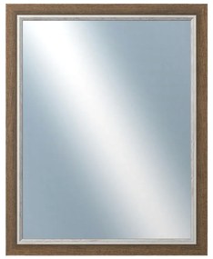 DANTIK - Zarámované zrcadlo - rozměr s rámem cca 40x50 cm z lišty TAIGA sv.hnědá (3106)
