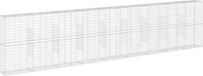 Gabionový koš s víkem 900 x 50 x 200 cm pozinkované železo 3295174