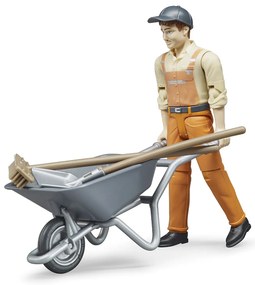Bruder BWORLD Set komunal s figurkou
