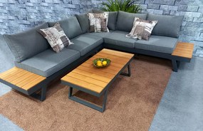 Doppler LIVORNO LOUNGE set - rohová zahradní souprava - Rozbalené zboží (N638)