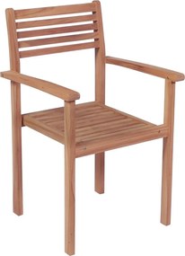 vidaXL Zahradní židle 2 ks podušky masivní teak [3062283] Barva: antracitová