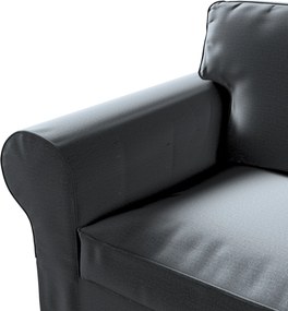 Potah na pohovku IKEA  Ektorp 3-místná, nerozkládací barva šedá látka sametová