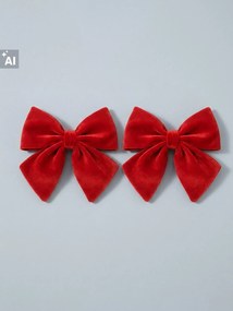 Sinsay - Dekorativní vánoční mašle 2 pack - červená