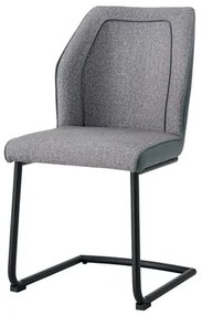 Krzesło tapicerowane szare DITIA