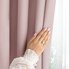 Starorůžový dimout závěs 200x250 cm Carli – Restilo