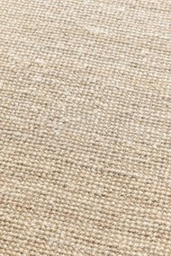 Hanse Home, Kusový koberec Bouclé Jute 105973 Ivory White, 120x170, béžová, chodba / předsíň