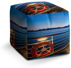 Sablio Taburet Cube Pohled z lodě: 40x40x40 cm