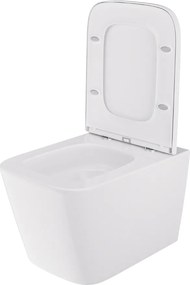 UPTrend Závěsný WC komplet bez příruby GRAVIS VORTEX TR2216R včetně Soft-Close sedátka, bílá lesk