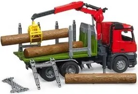 Bruder 03669 MB Arocs nákladní auto na převážení kmenů / od 3 let