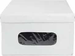 Compactor SMART 4 Skládací úložná krabice s víkem bílá / PVC / 50 x 40