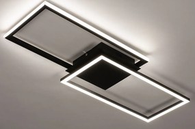 Stropní stmívatelné LED svítidlo do kuchyně Villon Black