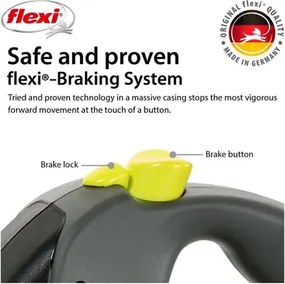 Flexi Giant L Professional pásek 10m černo-žluté / Vodítko