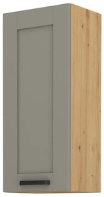 Horní kuchyňská skříňka Lucid 40 G 90 1F (dub artisan + claygrey). 1045508