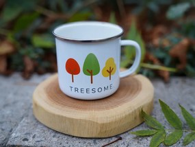 Treesome Dubové kulaté přírodní prkénko 15-20 cm