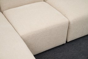 Hanah Home Rohová pohovka LINDEN MINI levá krémová